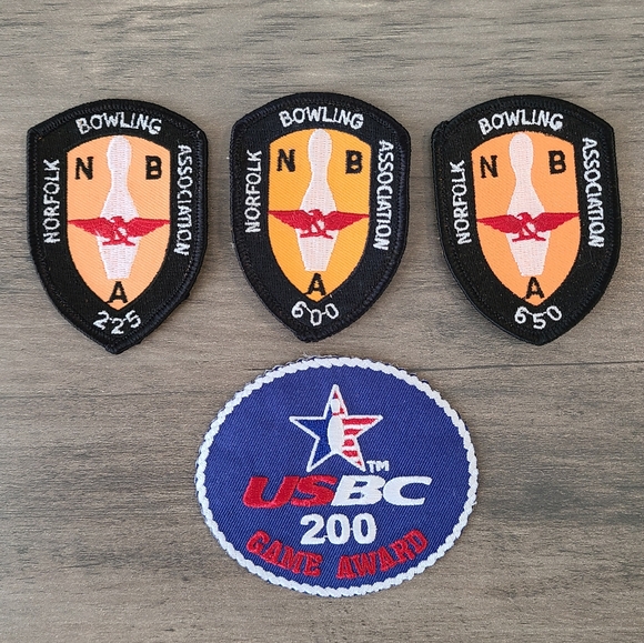 Other | Vintage Bowling Patches Norfolk Bowling Ass Usbc 20225600650 ...